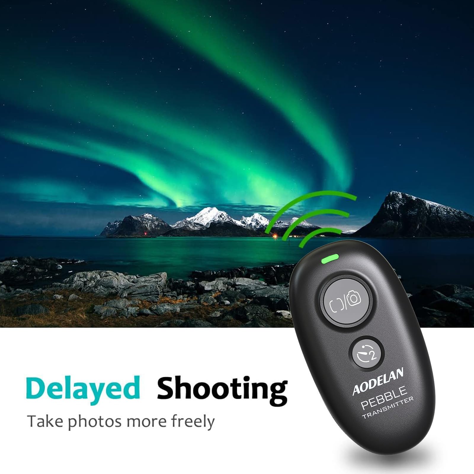 AODELAN Camera Remote Control | Wireless Shutter Release | for Sony a5100 a6000 a6300 a5000 a7 III a7 II a7 a7R III a9 RX100 III RX10M2 | Replaces Sony RM-L1AM and RM-SPR1