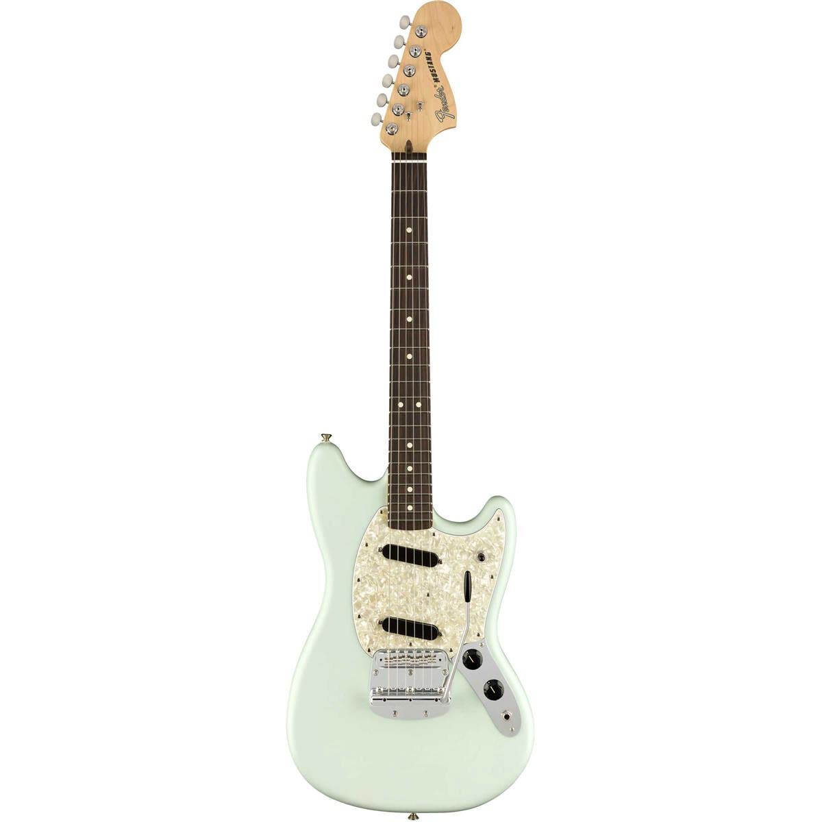 Fender American Performer Mustang - Satin Sonic Blue with Rosewood Fingerboard