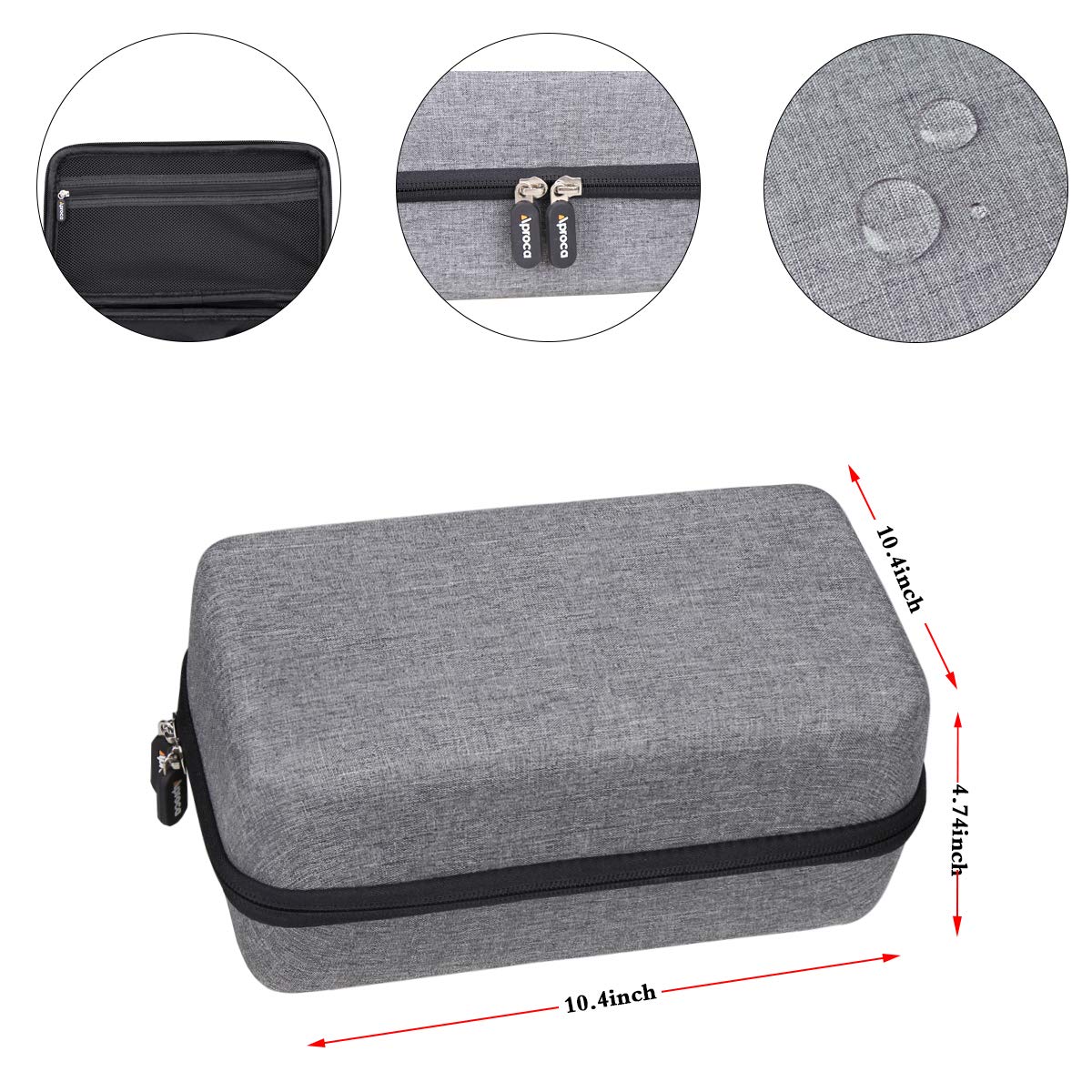 Aproca Hard Carry StorageTravel Case for Infant Optics DXR-8 Video Baby Monitor