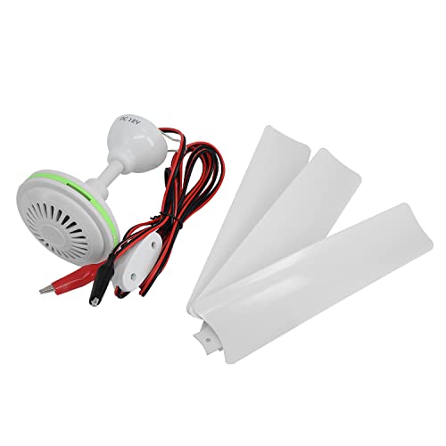 EXDOLL Portable Ceiling Fan 12V DC Mini Hanging Fan 19.7β Silent Camping Tent Hanging Fan Mute Energy-Saving Fans Bedroom Breeze Gazebo Fan Battery Powered
