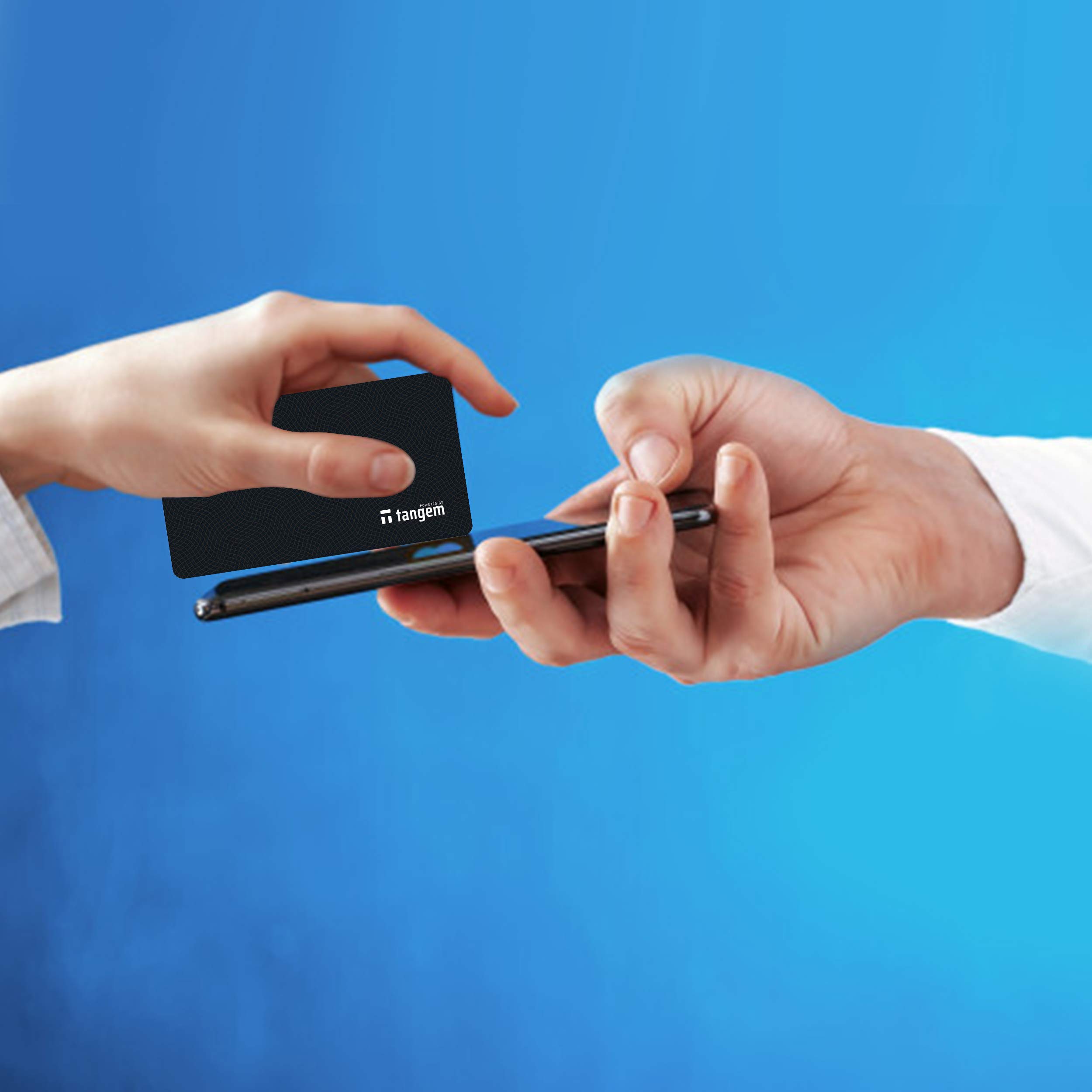 All in One: A Stylish Contactless Smart Bitcoin Card - Hardware Bitcoin Wallet - Bitcoin Gift Card - Buy Store and Send Securely Bitcoin - Unique Style in Black & Red