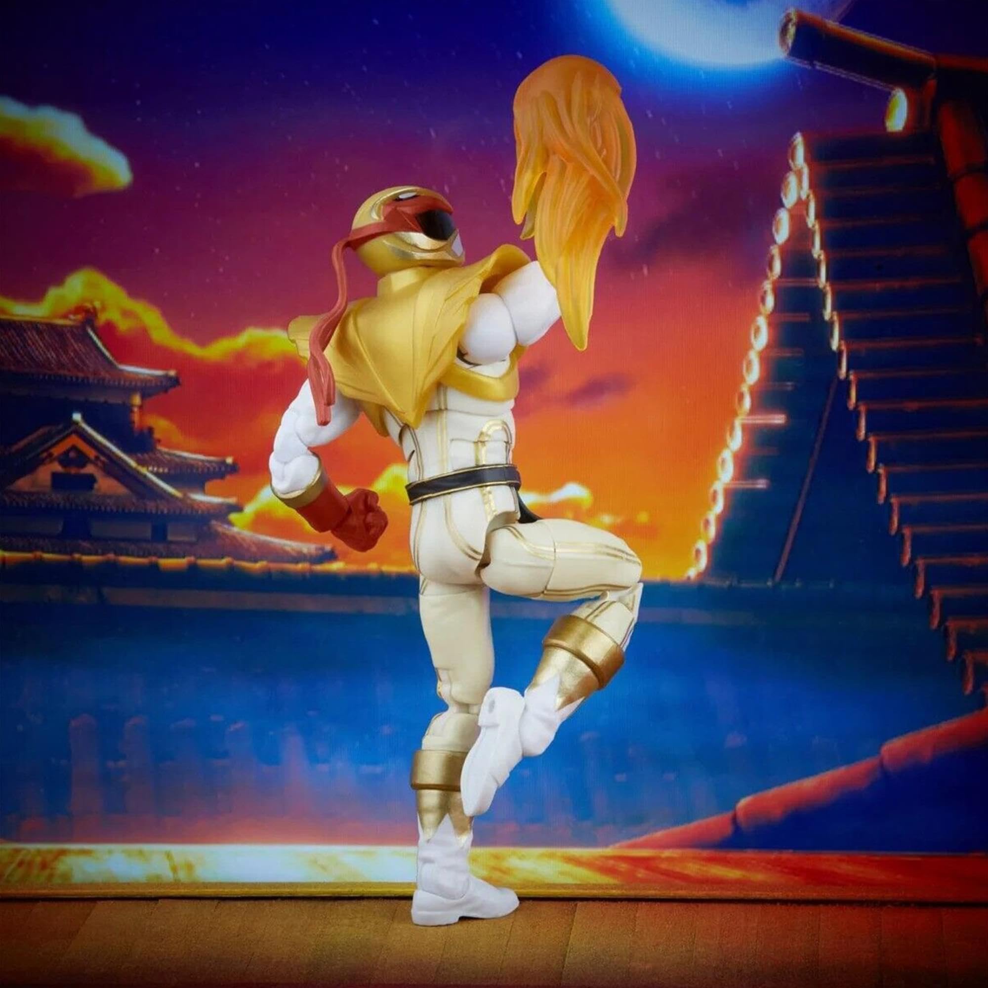 Power Rangers X Street Fighter Lightning Collection Morphed Ryu Crimson Hawk Ranger Collab Action Figure Inspired by Video Games