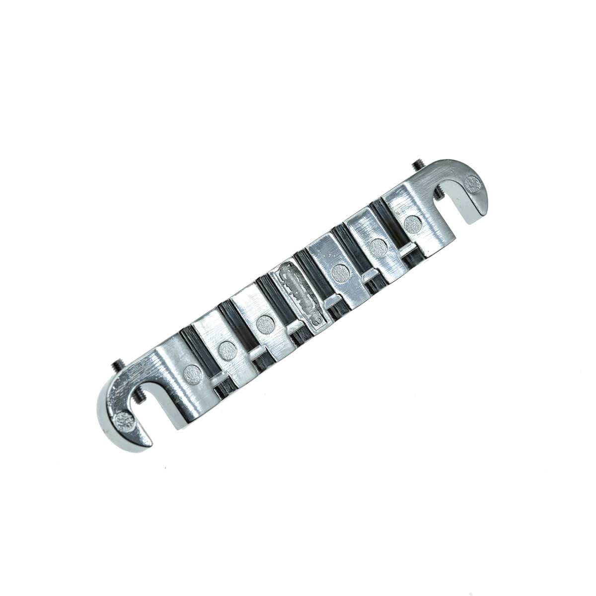 Dopro Chrome Electric Guitar Wrap Around Bridge Tailpiece for Les Paul LP Junior