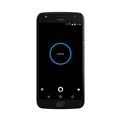 Moto X (4th Generation) - with hands-free Amazon Alexa – 32 GB - Unlocked – Super Black - Prime Exclusive - with Lockscreen Offers & Ads