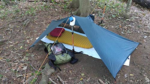 Anchor Tab Products - 90" X 54" Tyvek House Wrap Tent Footprint/Ground Sheet/Camp Tarp w/ 6 Anchor Loops