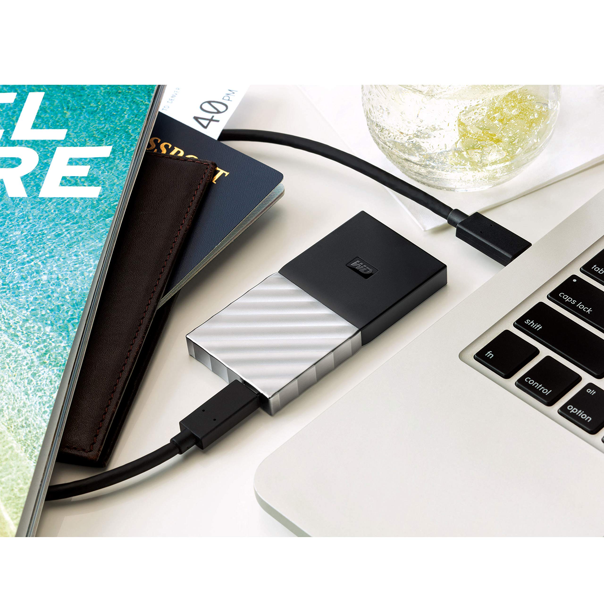 WD 2TB My Passport SSD External Portable Drive, USB 3.1, Up to 540 MB/s - WDBKVX0020PSL-WESN