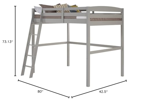 Camaflexi High Bed Loft, Full, Grey (Model: T1404F)