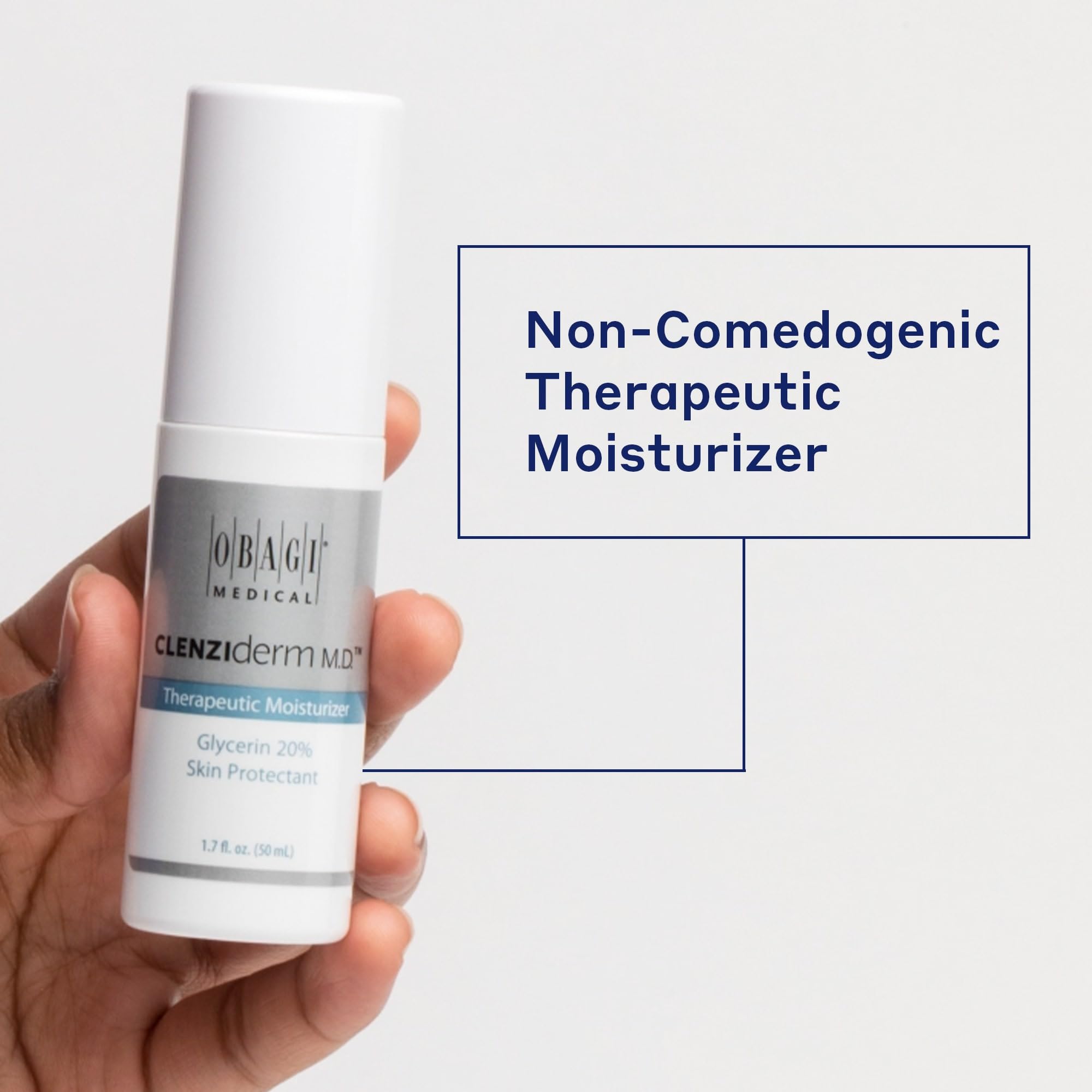 Obagi CLENZIderm M.D. Therapeutic Moisturizer β Hydrates, Soothes, Calms & Protects the Skin During Acne Treatment β 1.7 oz