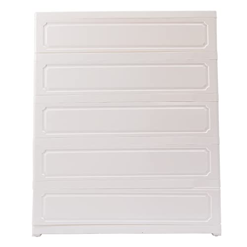 Plastic Drawers Dresser with 10 Drawers, Plastic Tower Closet Organizer with Removable Wheels Suitable for Condos Dorm Rooms Bedrooms Nurseries Playrooms Entryways, 29.52"W x 12.2"D x 36.64"H