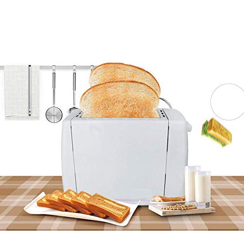 Hovico Toaster 2 Slice,Extra Wide Slot Toasters 2 Slice 6 WHITE Settings and Removable Crumb Tray, Stainless Steel Toasters Breakfast Machine