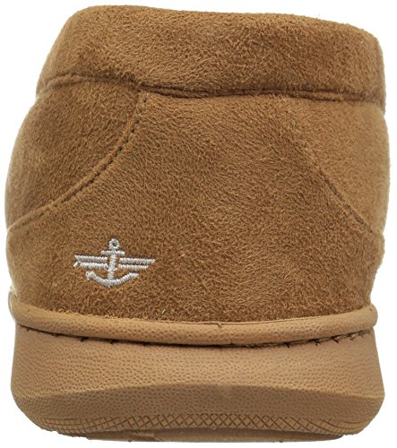 Dockers Men's Craig Ultra-Light Mid Moccasin Premium Slippers, Beige, 12 M US