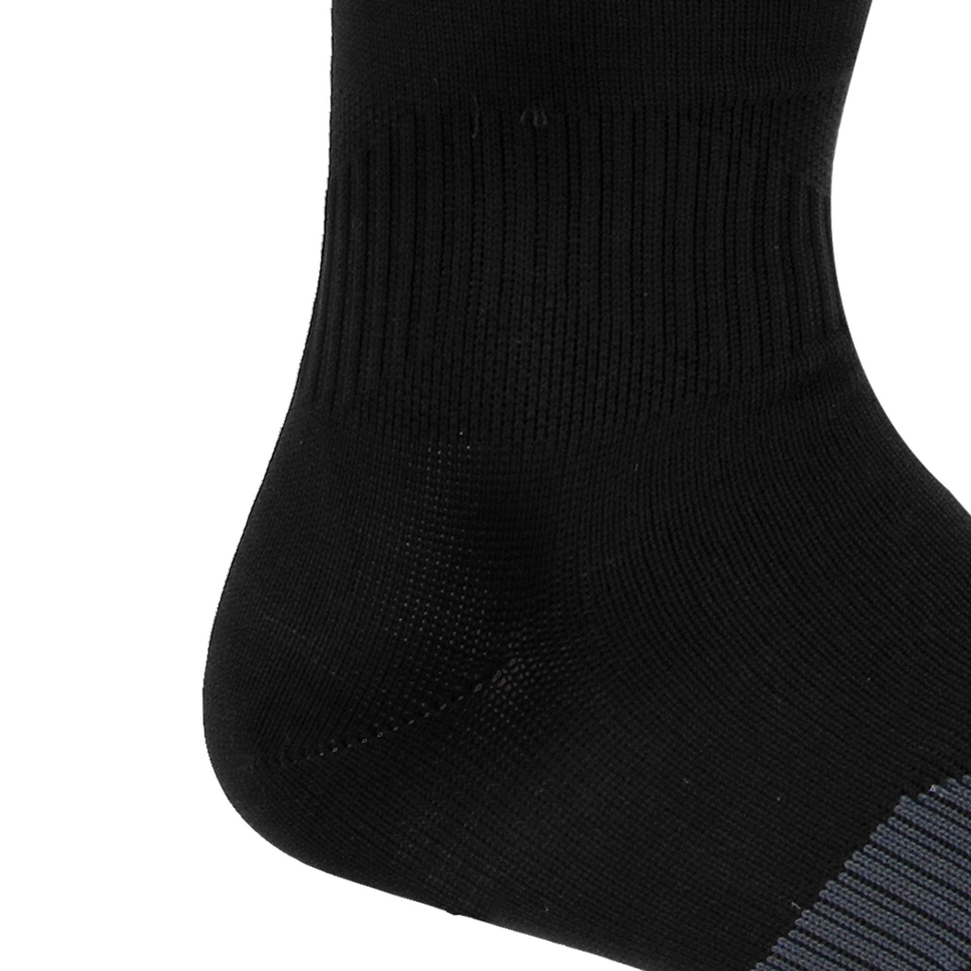 adidas Metro 4 Soccer Socks for Boys, Girls, Men and Women (1-Pair), Black/Night Grey/White, Medium