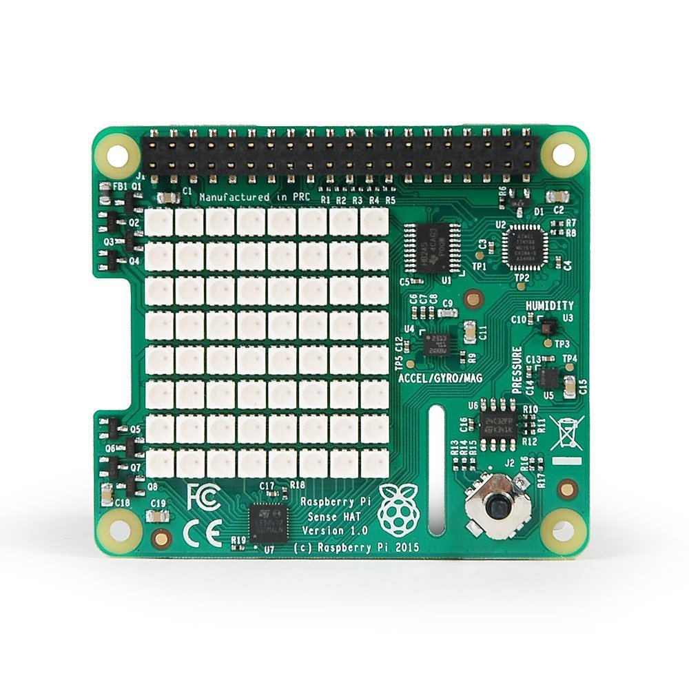 Raspberry Pi RASPBERRYPI-SENSEHAT Sense HAT with Orientation, Pressure, Humidity and Temperature Sensors
