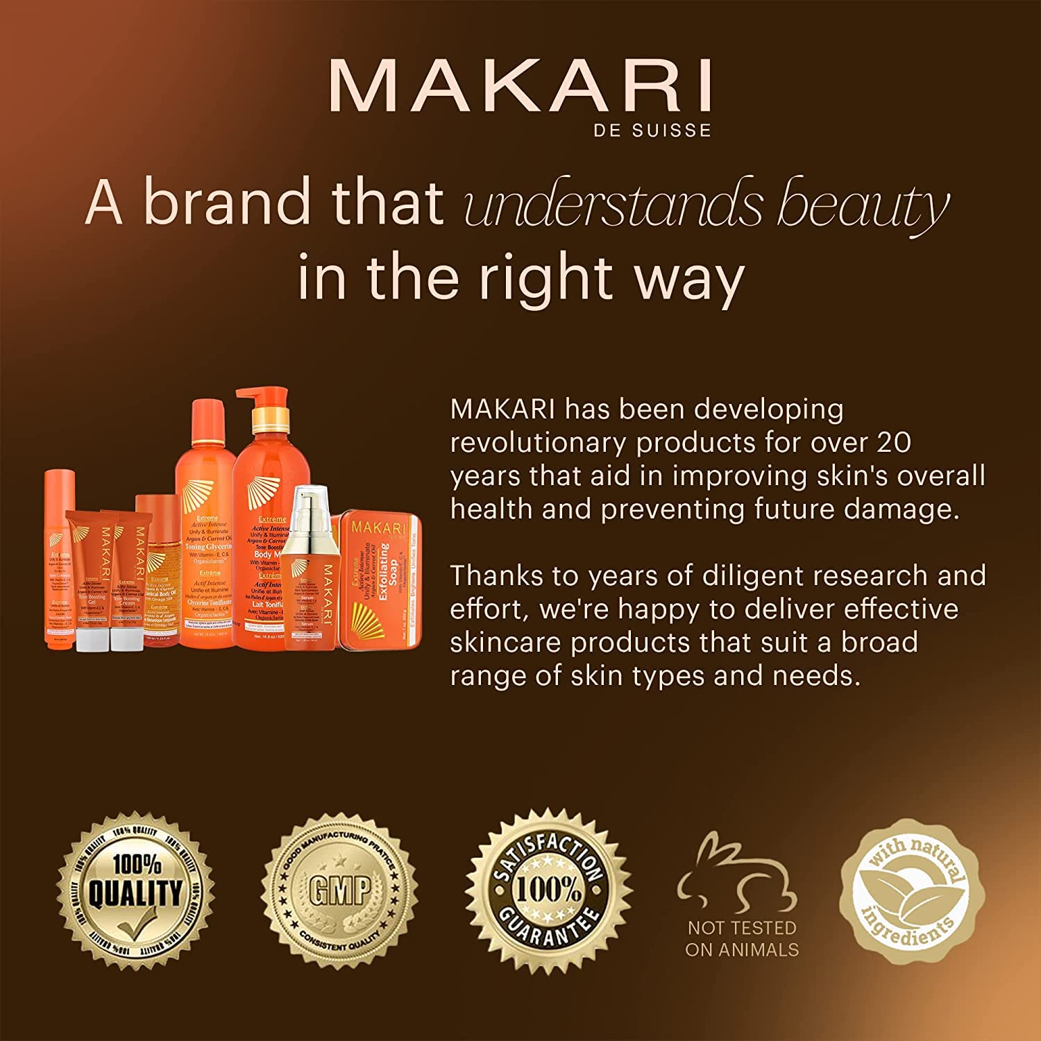 MAKARI Extreme Active Intense Argan & Carrot Oil Exfoliating Soap (7oz) | Advanced Brightening Bar Soap | With Apricot Seed Extract and Vitamins C & E | Helps Reveal Natural Skin Radiance