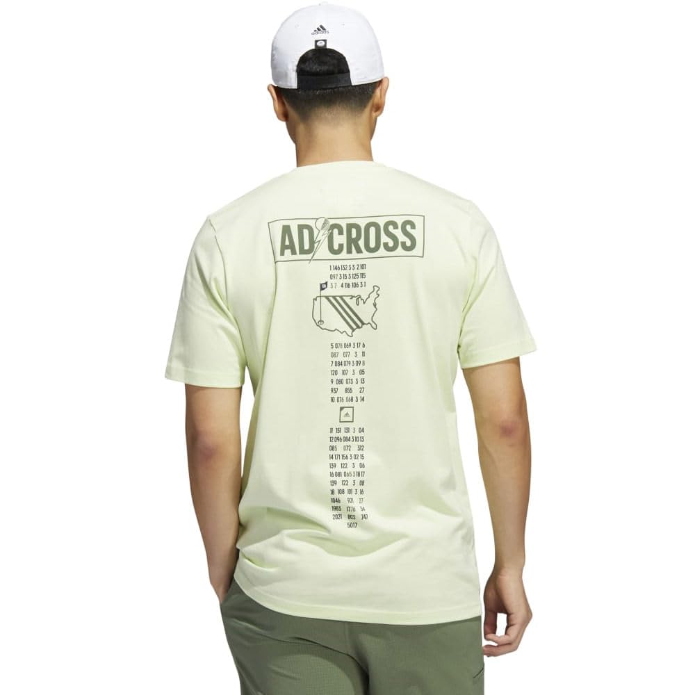 adidas Men's Adicross Caddie T-Shirt - Almost Lime XL