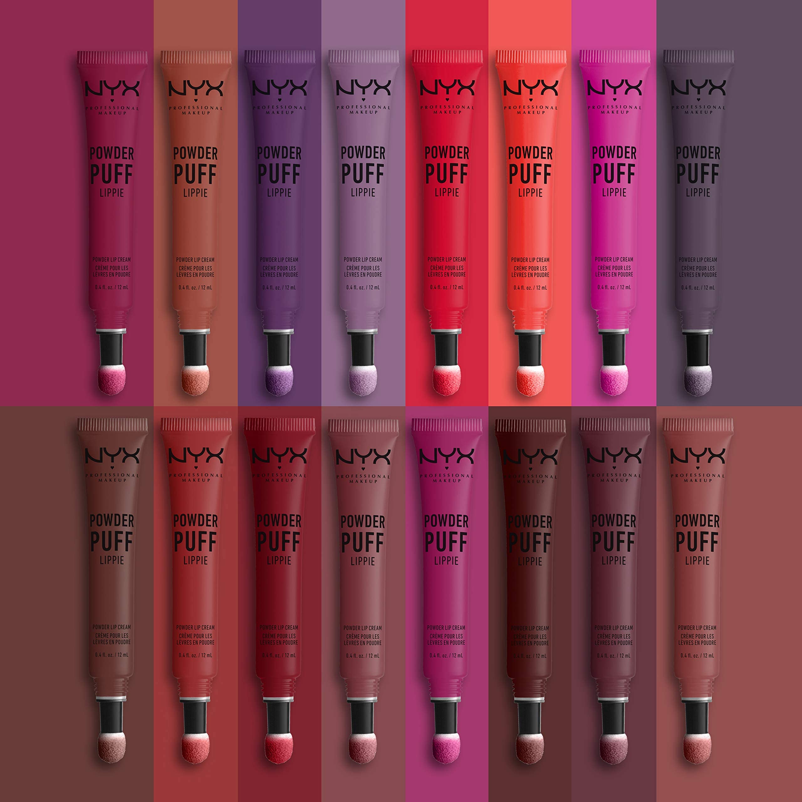 NYX PROFESSIONAL MAKEUP Powder Puff Lippie Lip Cream, Liquid Lipstick - Teenage Dream (Hot Pink)