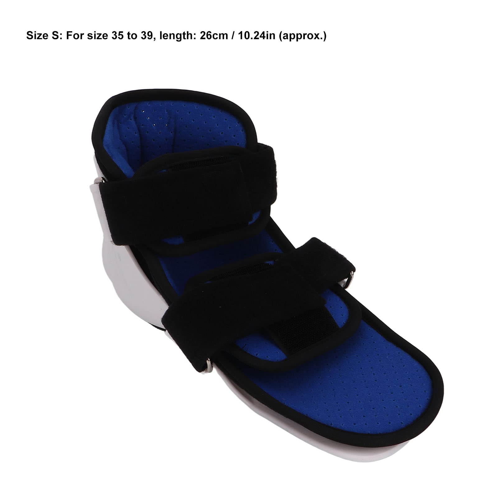 ANGGREK Walking Boot, Breathable Comfortable Ankle Splint Adjustment Foot Drop Support Brace Injury Ankle Support Brace Fracture Boot (Left Foot S)