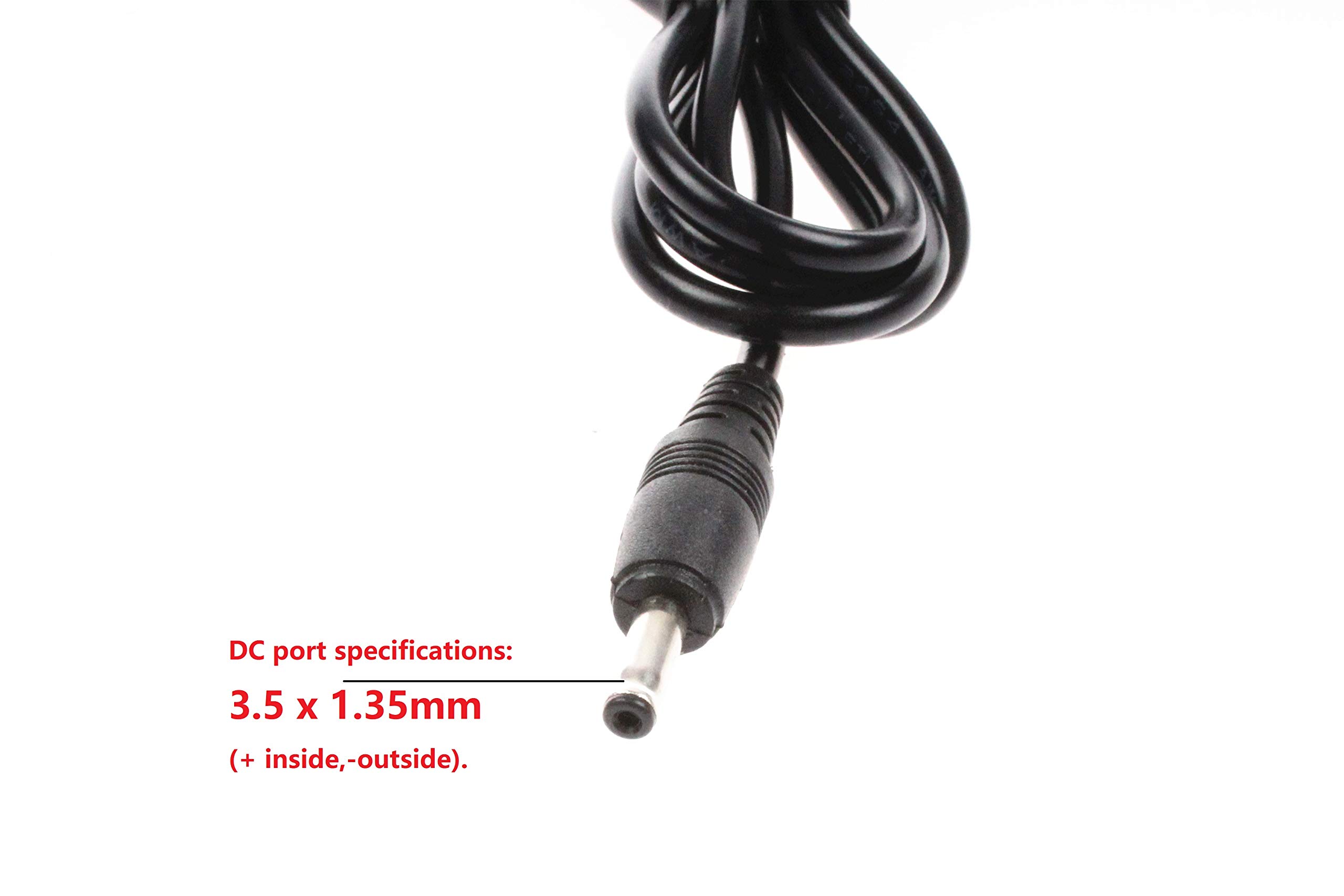 NOYITO AC to DC 4.5V 1A 1000mA Adapter Converter AC120V 100-240V to 4.5V Power Supply DC Interface 3.5 x1.35mm Wire Length 4.9 ft (Pack of 2)