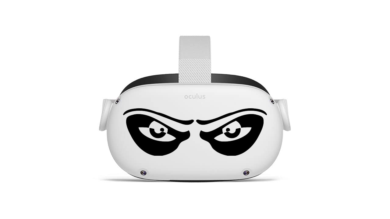 Angry Eyes Mystic - Oculus Quest 2 - Decals - Black