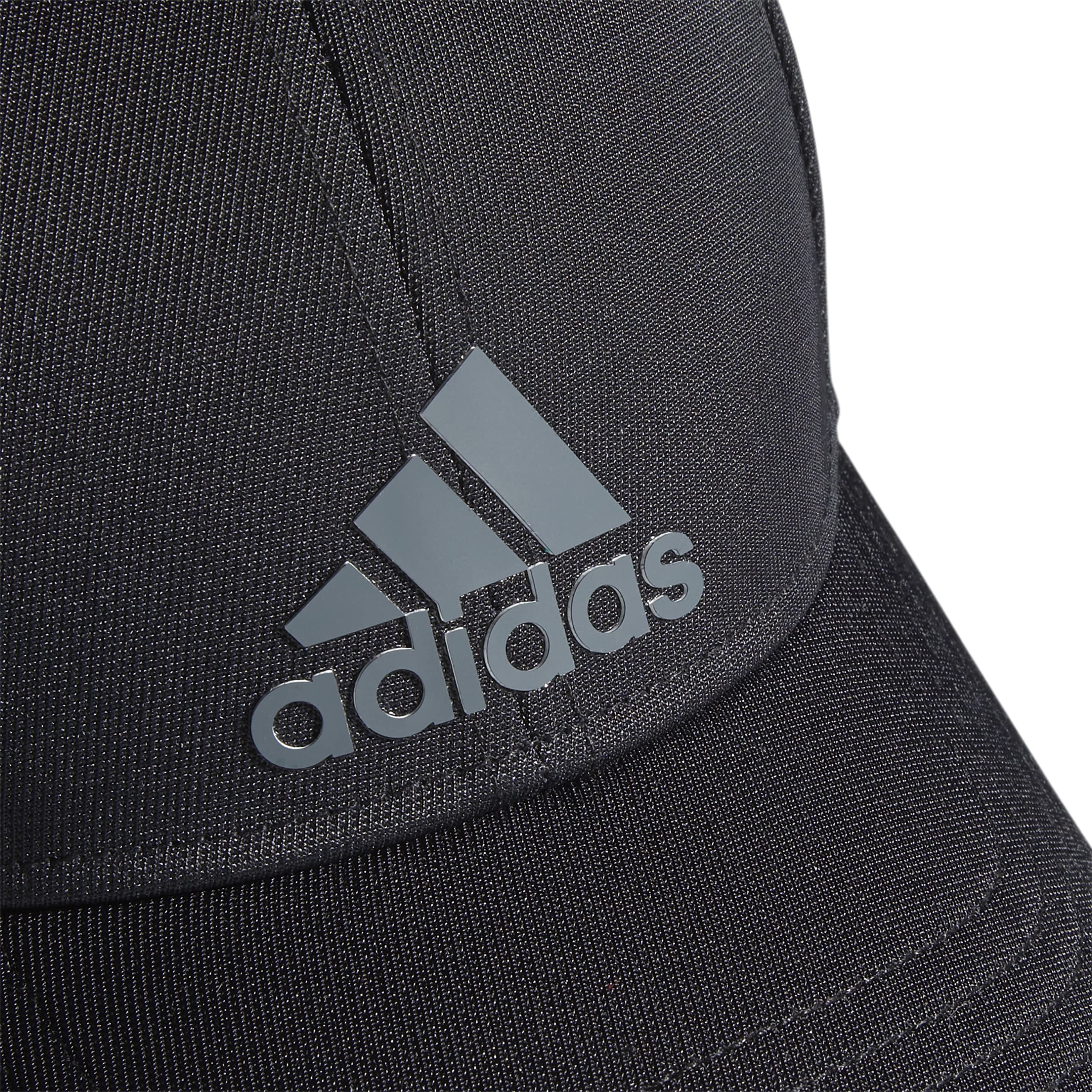 adidas Men's Decision Structured Low Crown Adjustable Fit Hat, Grey Six/White/Shadow Red, One Size