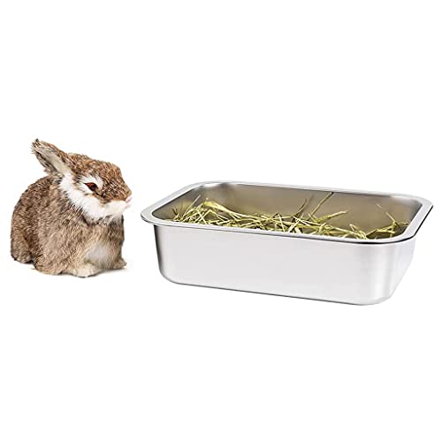 VAYNEkaisa Easy Clean Litter Box, Designed by Cat Owners, Stainless Steel Cat Litter Box for Indoor Cats, Rust Proof, Non-Toxic and Odorless, Durable, Silver