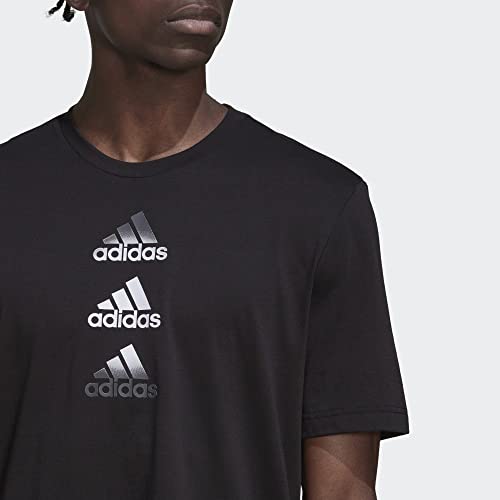 adidas Men's Designed 2 Move Logo Tee, Black, Large