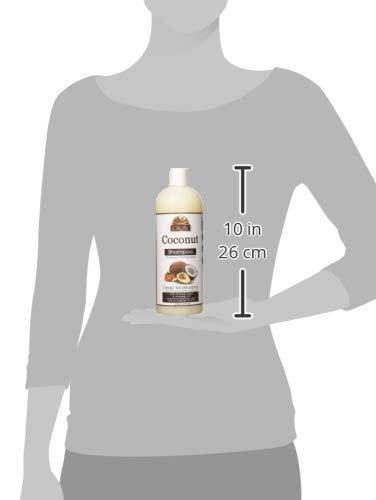OKAY Coconut Deep Moisturizing Shampoo Helps Replenish Moisture And Elasticity For Healthy Strong Hair Sulfate,Silicone,Paraben Free For All Hair Types and Textures Made in USA 12oz