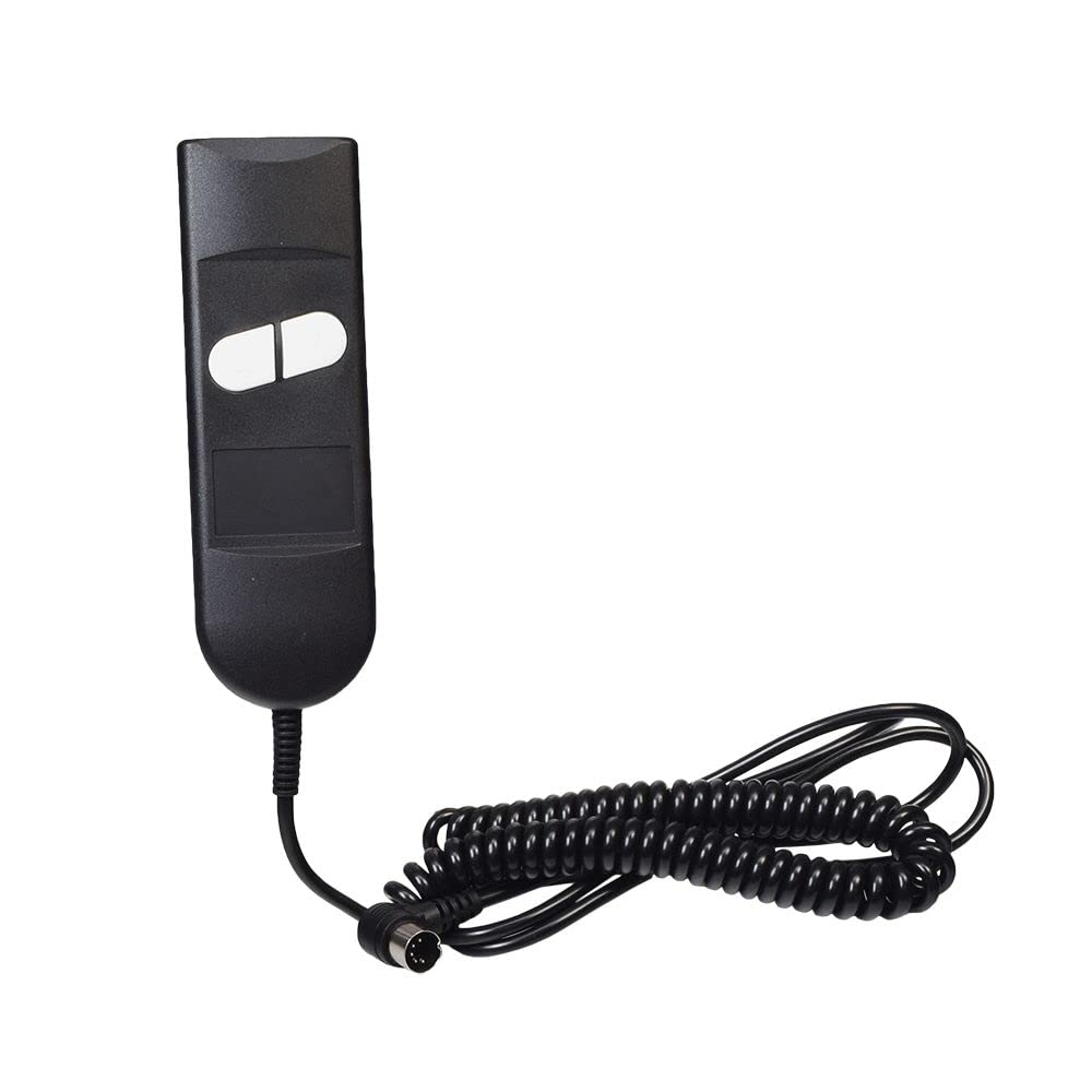 AlveyTech OKIN 2-Button 5-Pin Hand Control for Pride, Golden, & Limoss Lift Chairs - Lift Chair Remote Replacement, Remote Control for Electric Reclining Chairs (No Stand)