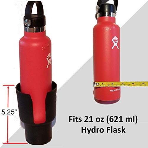 Gadjit CUP KEEPER Cup Holder Adapter (2 Pk) expands car cup holders that are 2.5β-3β wide to hold beverages that are 3.25" wide like 18, 20, 21, 24 oz Hydro Flasks, 12,18,20,30 oz Yeti Tumbler, 20, 24oz Naglene Bottles, Other Coffee & Travel Mugs with BOT