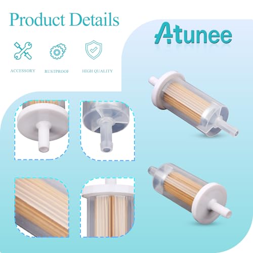 Atunee 695666 Fuel Filter for 845125 691035 5065 5065D 5065K 493629 Compatible with John Deer D100 D105 D110 Lawn Mower Tractor
