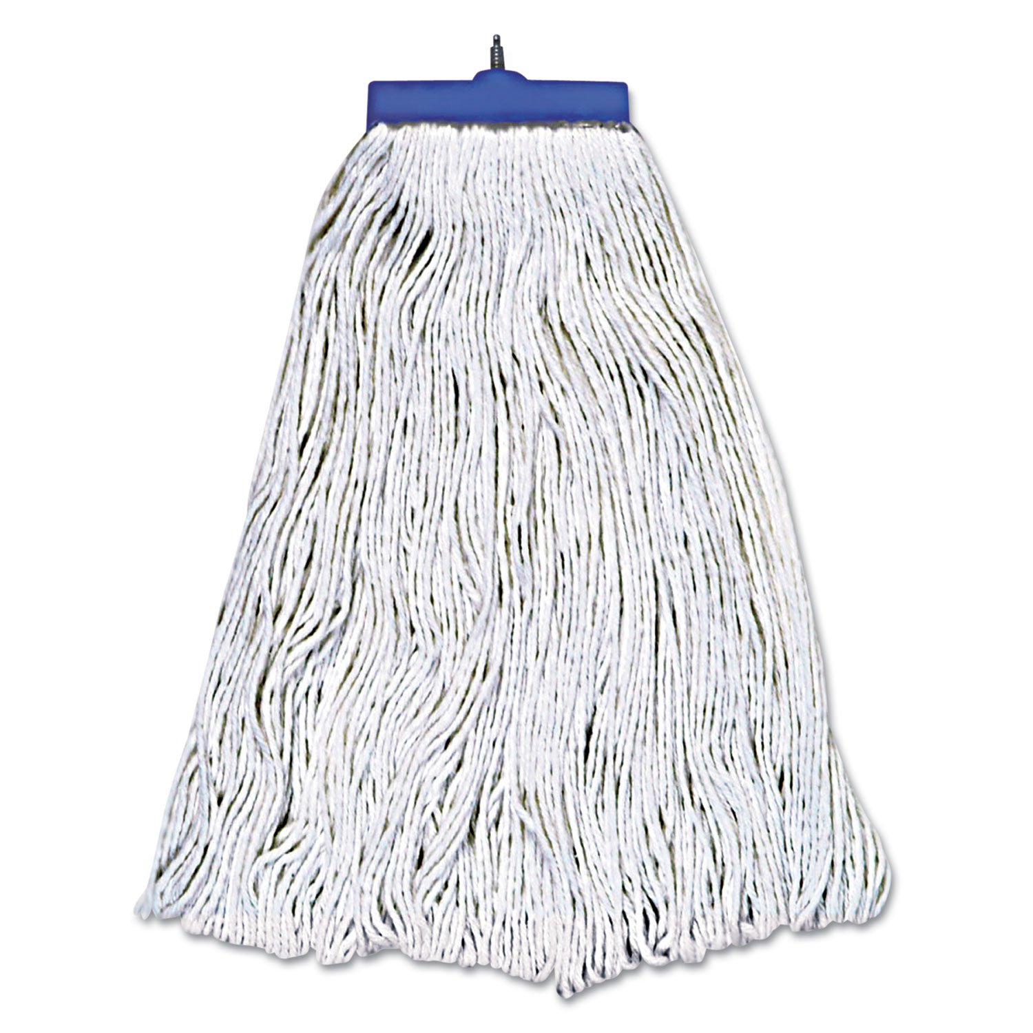 Boardwalk BWK824R 24 oz. Lie-Flat Rayon Fiber Mop Head - White (12/Carton)