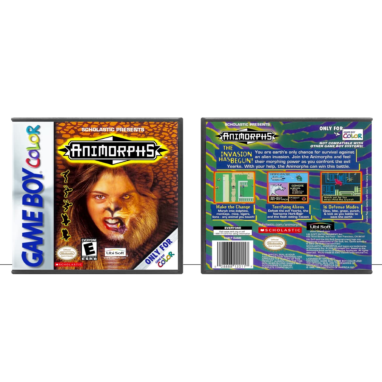 Animorphs | (GBC) Game Boy Color - Game Case Only - No Game