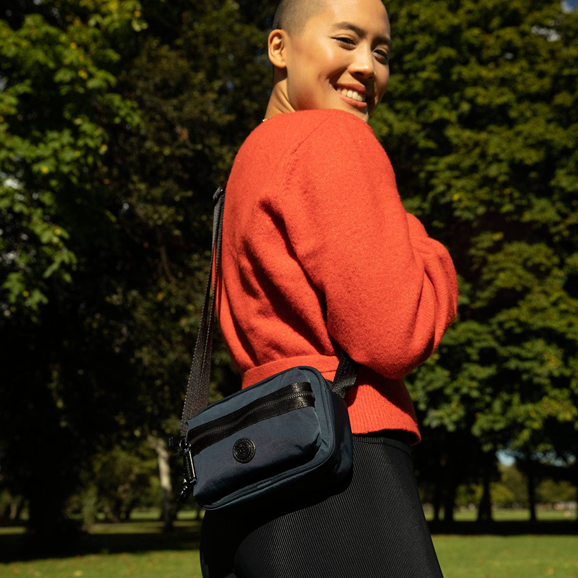 Kipling Enise Crossbody Bag Strong Blue Mix