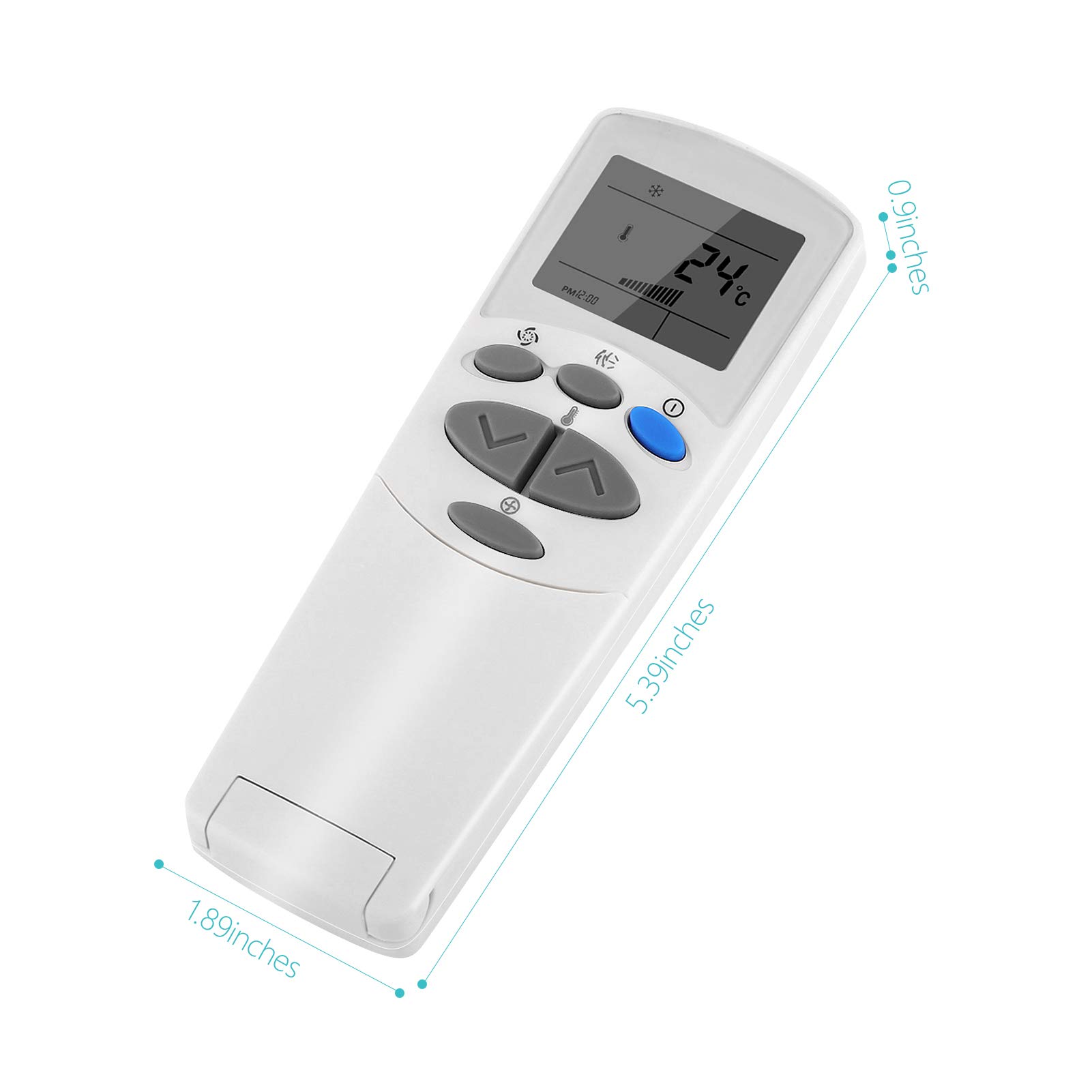 Air Conditioner Remote Control, Universal Remote Control for LG 6711a90032l, Remote Control Air Conditioner, Air Conditioner Remote LCD Controller Replacement