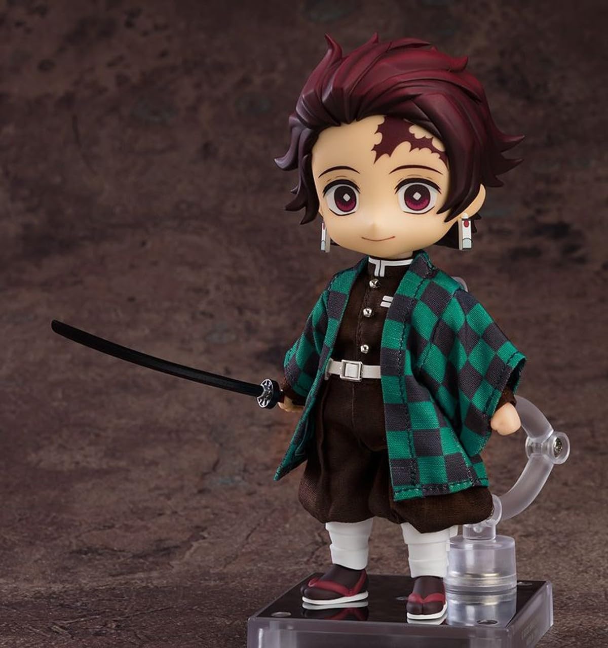 Good Smile Demon Slayer: Kimetsu no Yaiba: Tanjiro Kamado Nendoroid Doll Action Figure, Multicolor