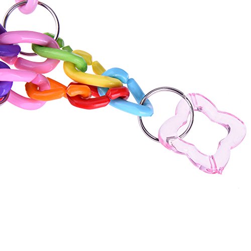 Hypeety Bird Parrot Foot Toy Chewing Swing Bite Toy Plastic Parrot Toys
