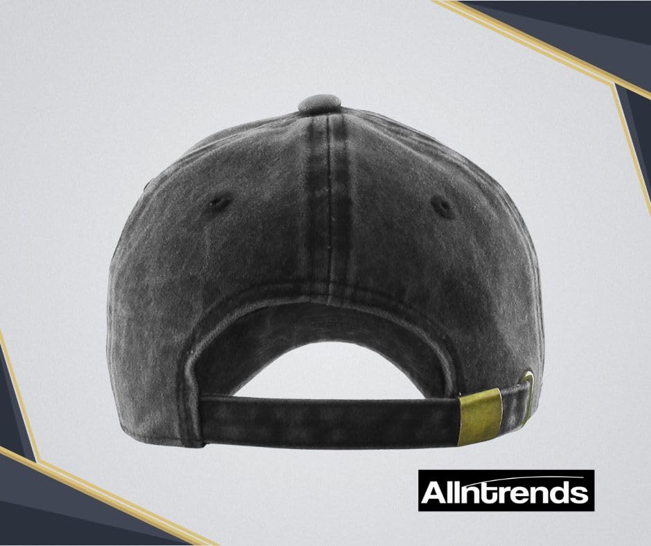 ALLNTRENDS Capsule Corp Washed Pigment Dyed Baseball Cap (Royal Blue)