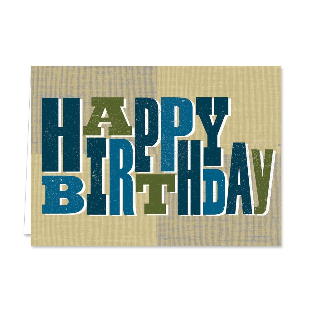 Canopy Street Snappy Birthday Cards / 36 Note Cards And Envelopes / 6 Colorful Birthday Designs / 4 5/8" x 6 1/4" Birthday Greeting Cards With Blank Inside