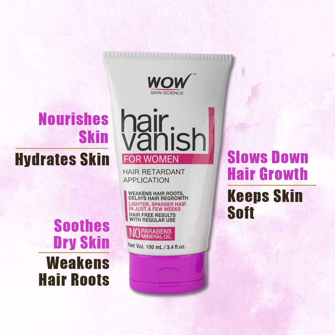 WOW Hair Vanish For Women - No Parabens & Mineral Oil (100ml)