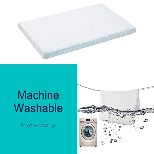 Hush Hutting Pack and Play Mattress, Portable Mattresses Topper, Memory Foam Mattress with Removable Cover, Quiet and Odorless Playard Mattress Fits Pack N Play, 38"x26"x3"
