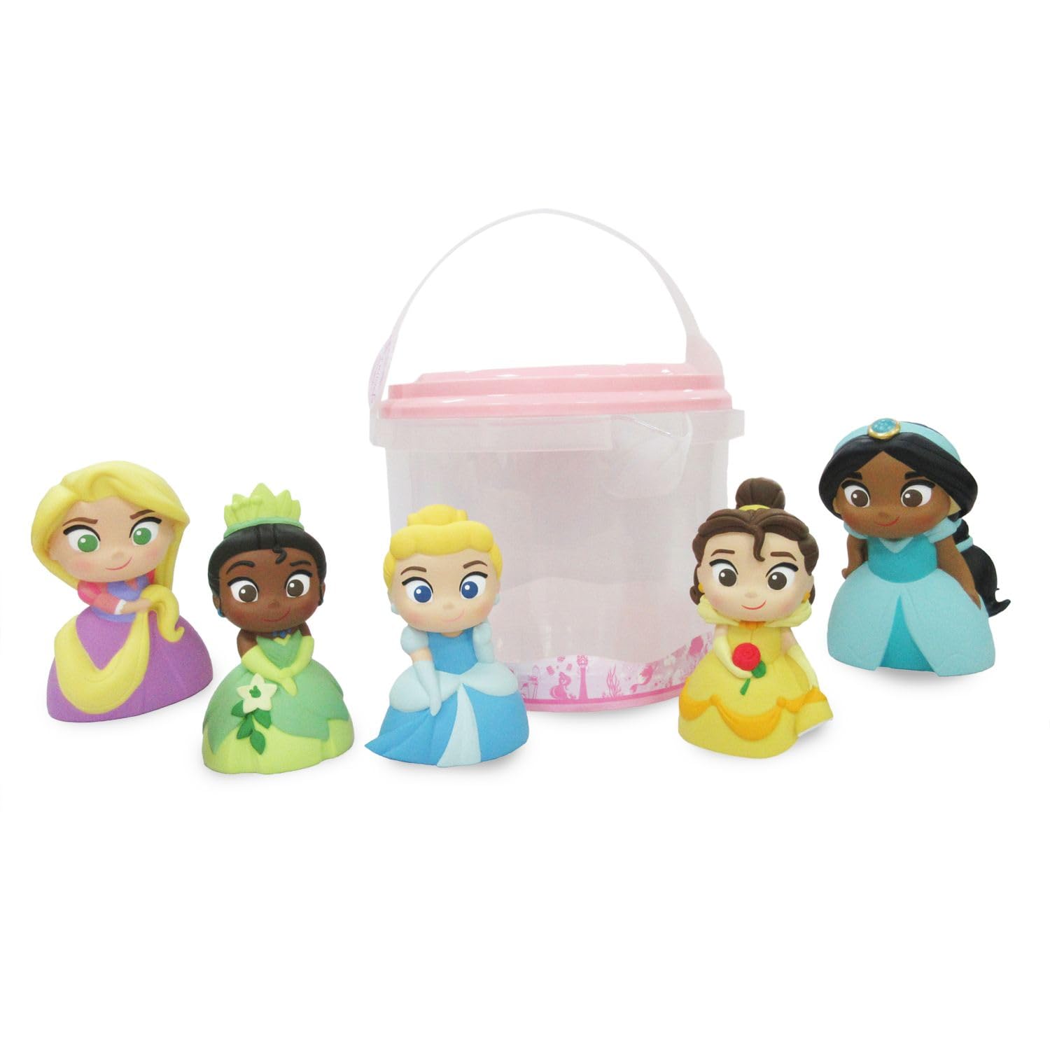 Disney Store Official Bath Set Princess - Kids Bath Accessories with Beloved Characters - Colorful and Fun Bath Time Essentials for Kids - Suitable for All Ages