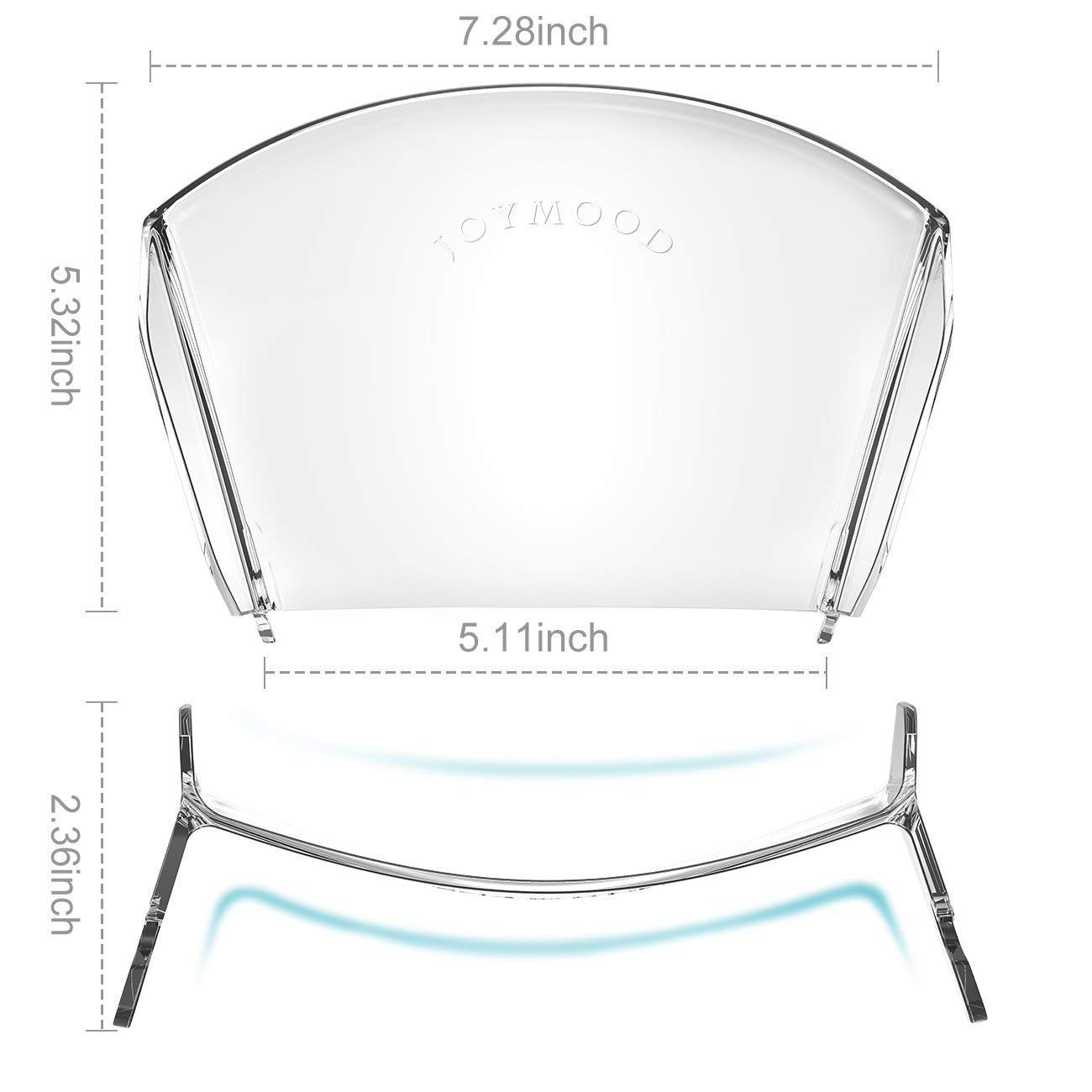 Pouring Shield, GUCHO Universal Pouring Chute for KitchenAid Bowl-Lift Stand Mixer Attachment/Accessories (pouringA)