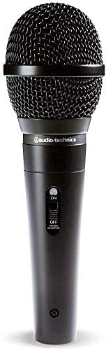 Audio-Technica M4000S Handheld Dynamic Microphone Bundle with Stand, XLR Cable, and Austin Bazaar Polishing Cloth