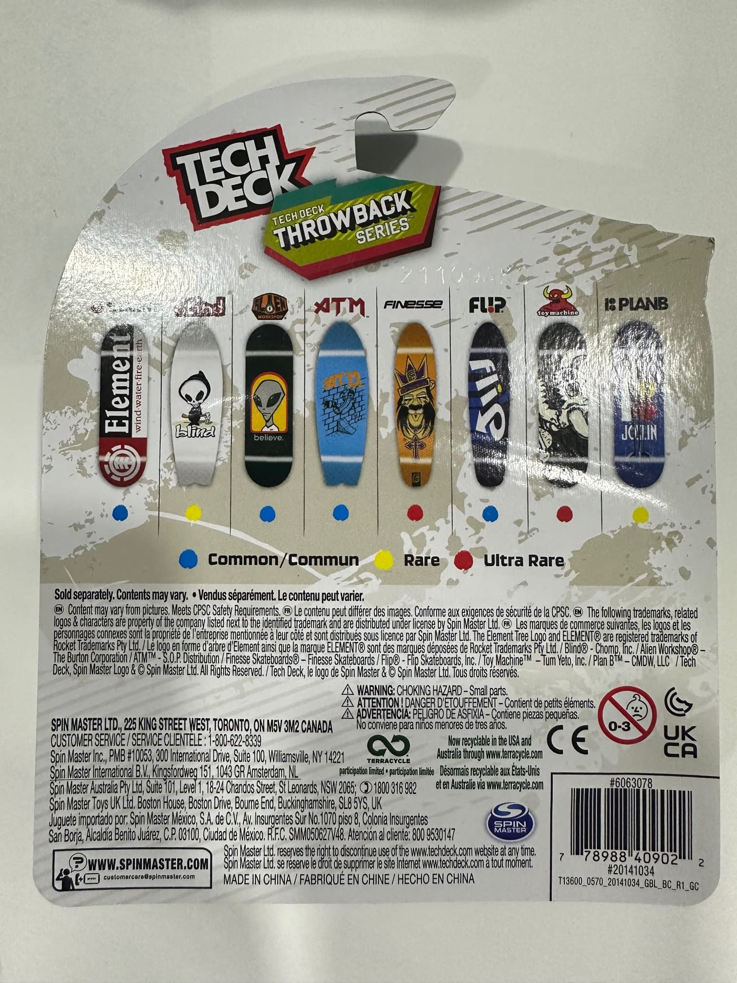 Tech Deck Throwback Series Ultra Rare Girl Skateboard Company Fingerboard