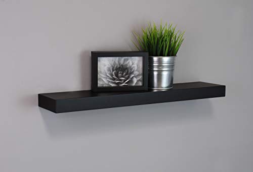 kieragrace - FN00291-4INT Modern Floating-Shelves, 24-Inch, Black