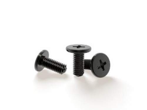 LaptopScrewsDirect 50 Pack of Black Zinc Laptop Screws Size M2.5x6MM / PM2.5X6.0 / M2.5X6L