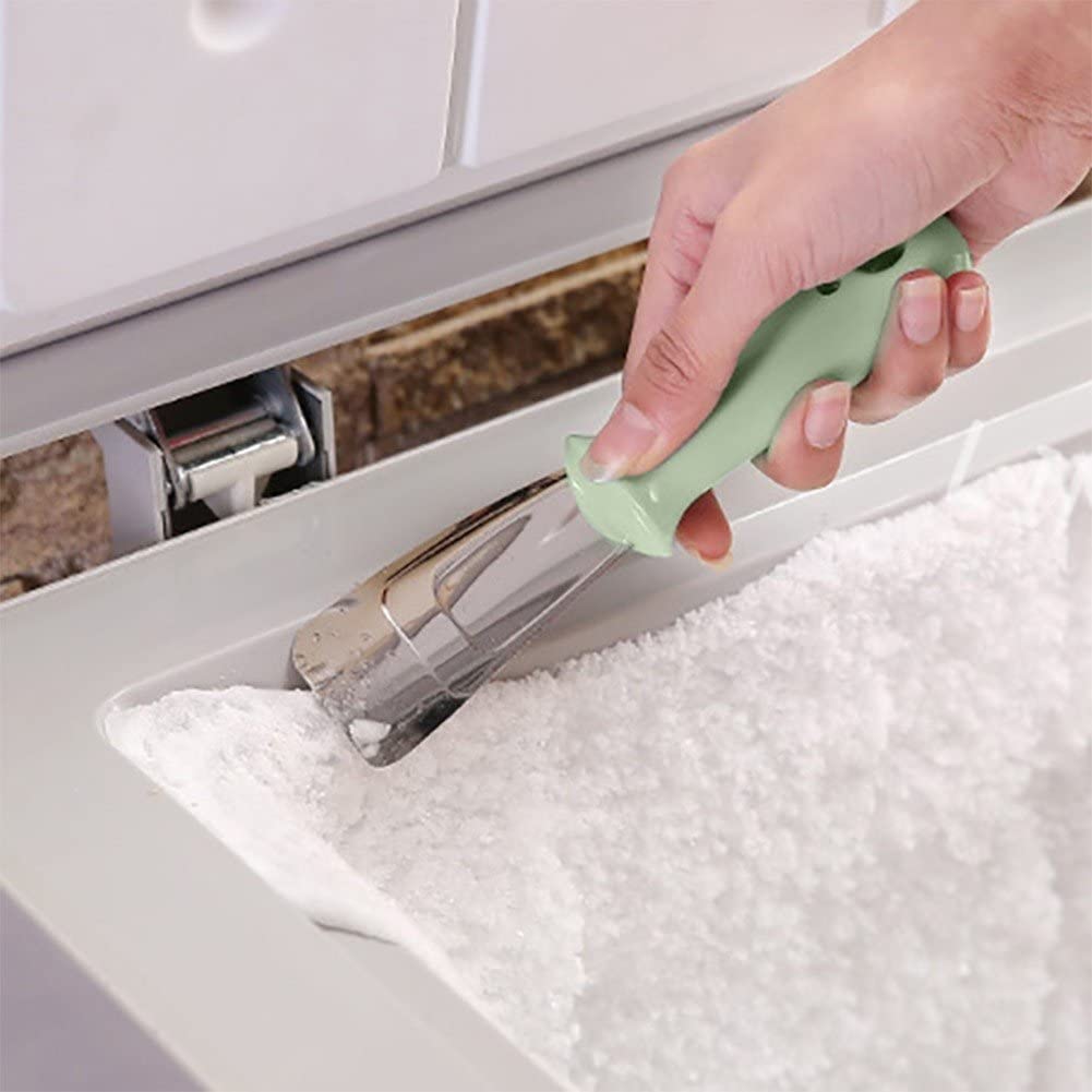 Ruluti Stainless Steel Refrigerator Ice Scraper Removal Deicing Tool Freezer Defroster Kitchen Gadgets