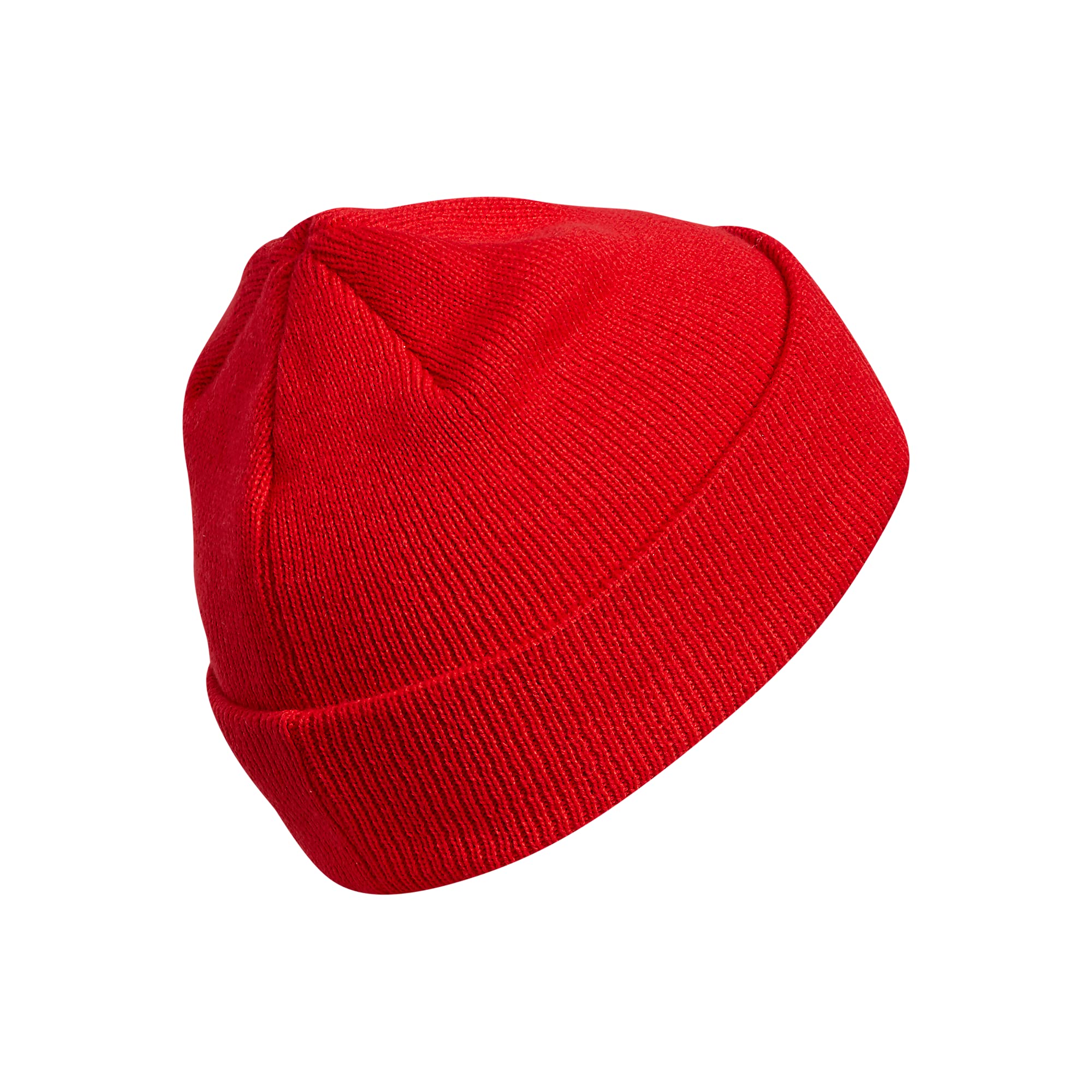 adidas Men's Team Issue Fold Beanie, Vivid Red/Black, One Size