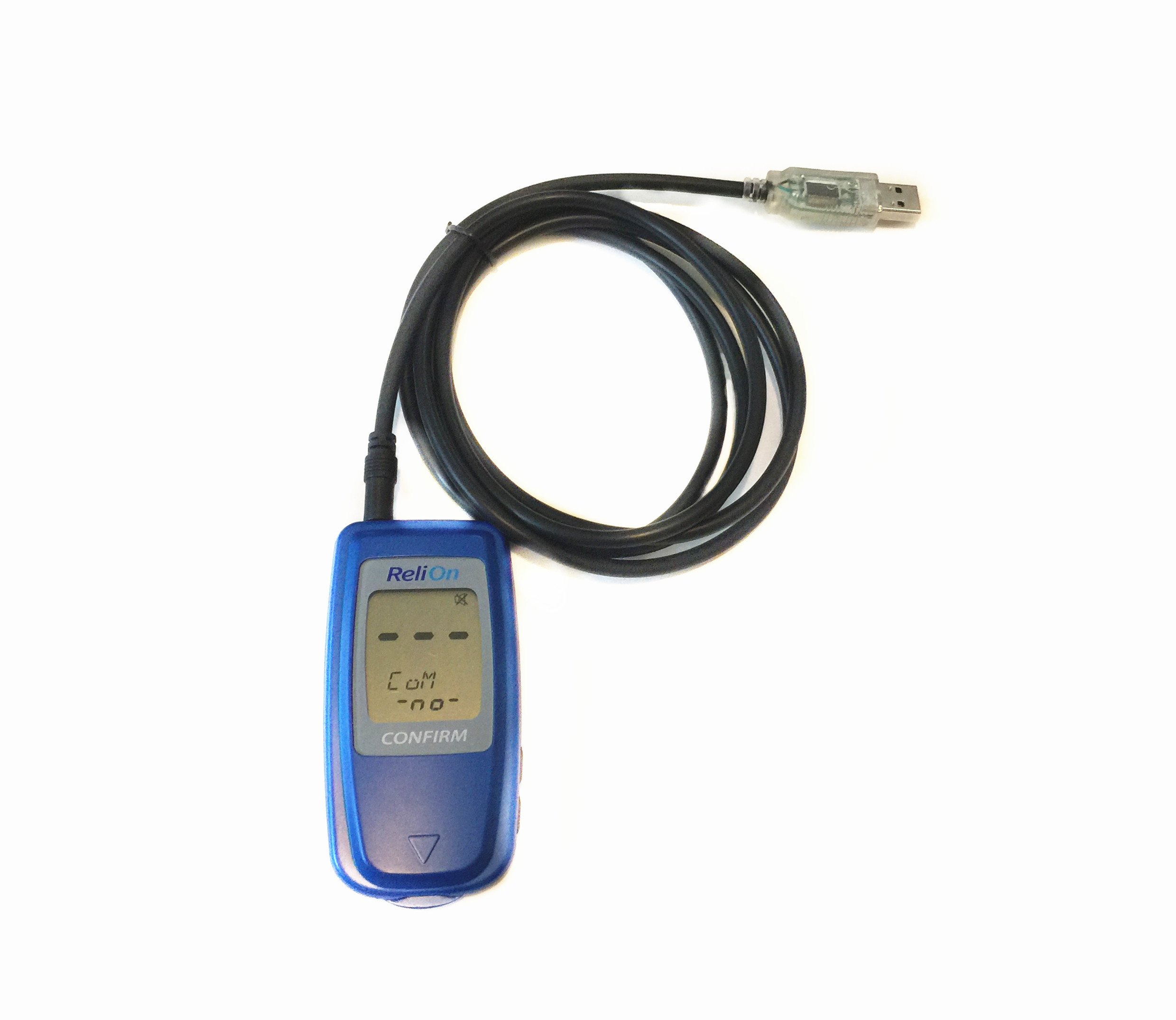 EZSync USB Download Data Cable for Relion and Arkray Blood Glucose Meters, Works with Tidepool, EZSync001E