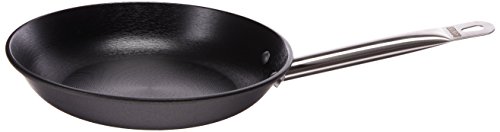 Imusa LCI-19006 Light Cast Iron Pre-seasoned Non-Stick Saute HandlesSaute Pan with Stainless Steel Handles, Black, 9.5-Inch